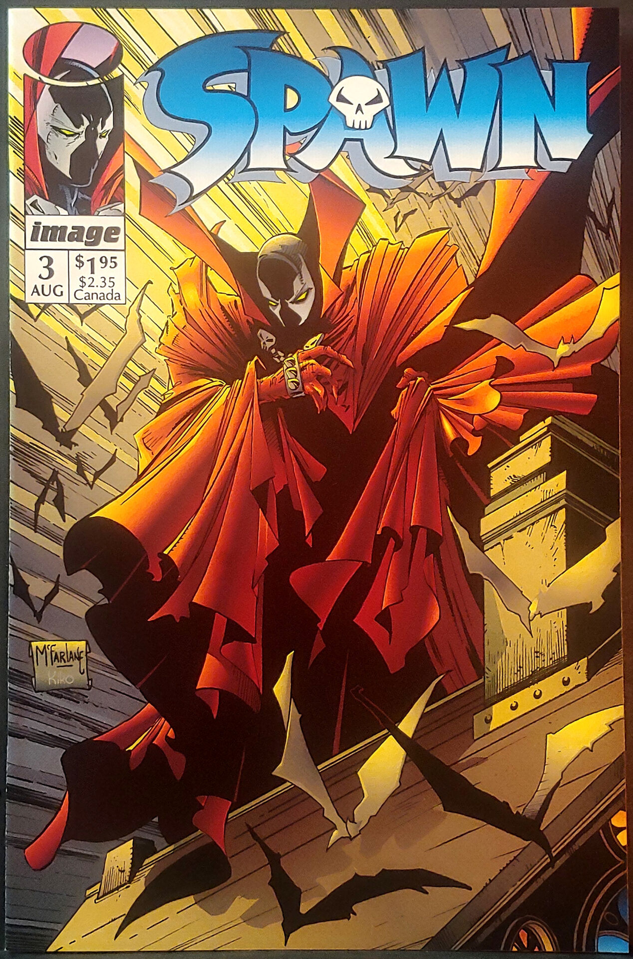 Spawn #3, 1992 - Screaming-Greek